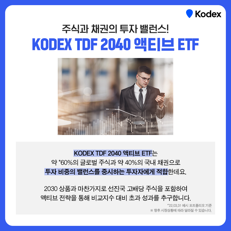 [신규상장 Kodex ETF 소개] Kodex TDF ETF | 시장전망 | Kodex